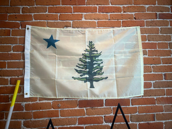 1901 Maine Flag original - Alan Claude Gallery