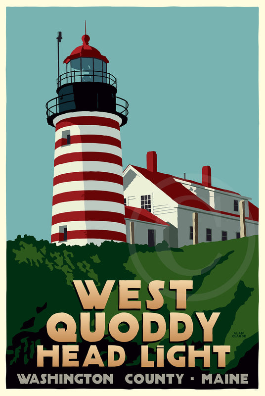 West Quoddy Head Light - Alan Claude Gallery