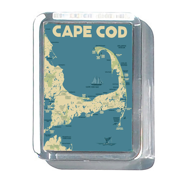 Cape Cod Map - Alan Claude Gallery